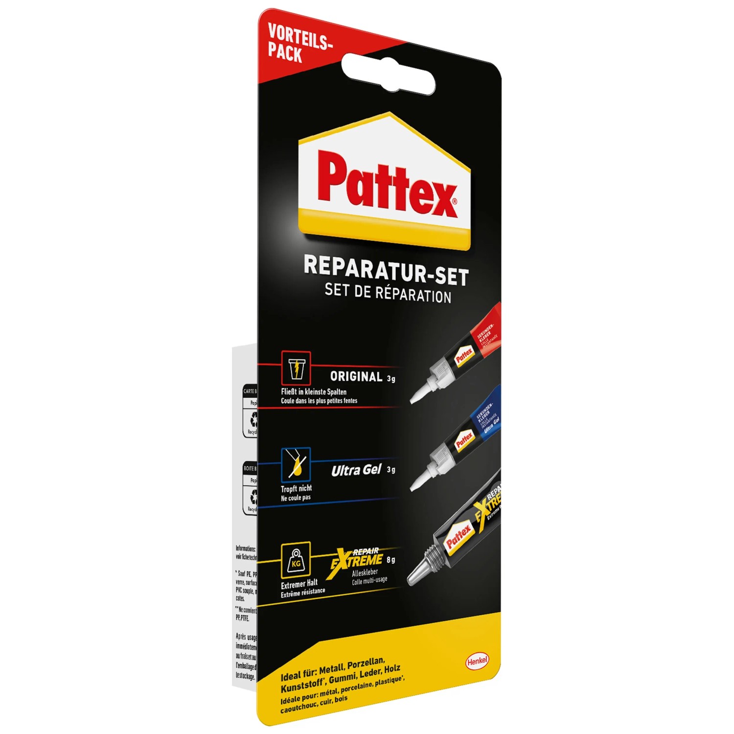 Pattex Kleber-Reparatur-Set Transparent 3-tlg. kaufen bei OBI