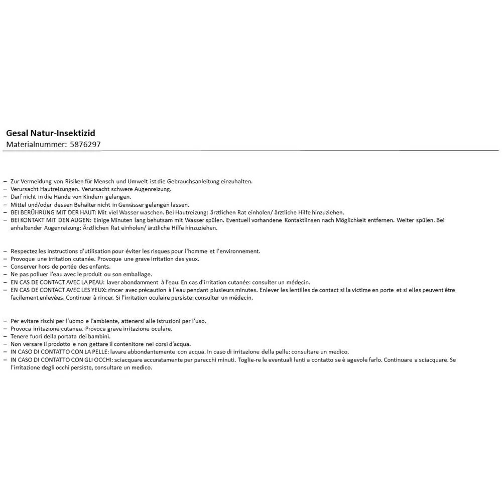 Gesal Natur-Insektizid 250 ml kaufen bei OBI