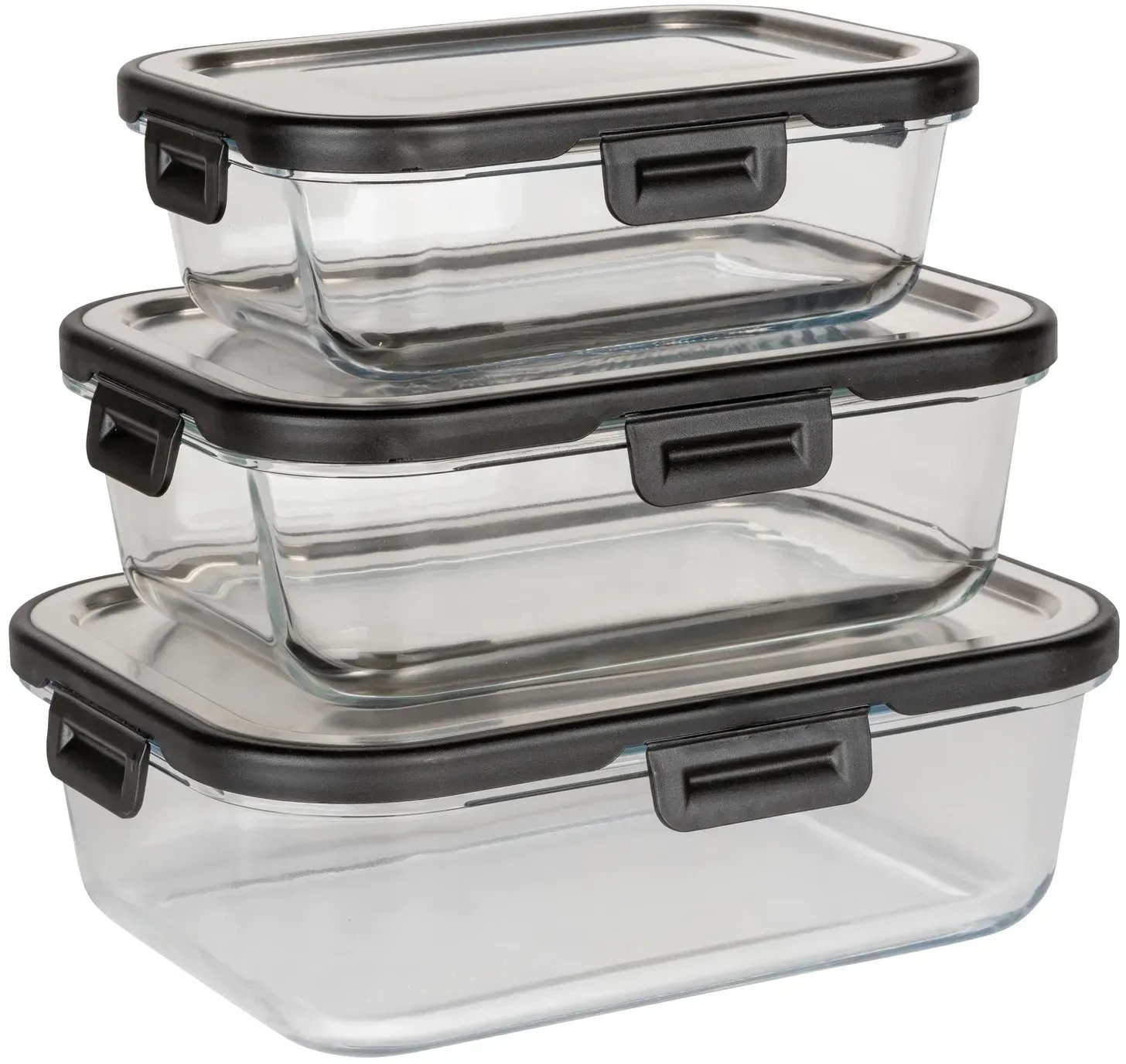 Wenko Black Outdoor Kitchen Frischhaltedose Steel Glas 600 ml kaufen ...