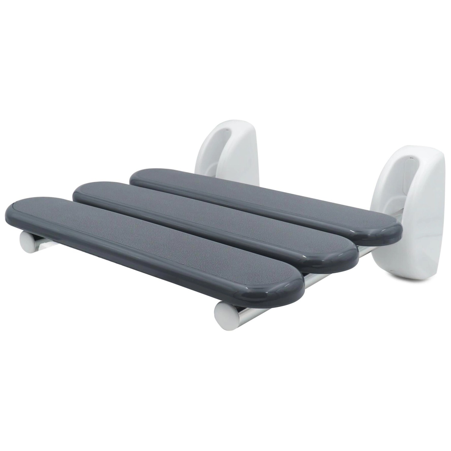 Ridder Duschklappsitz Pro Kunststoff Grau 38,2 x 36 x 16 cm