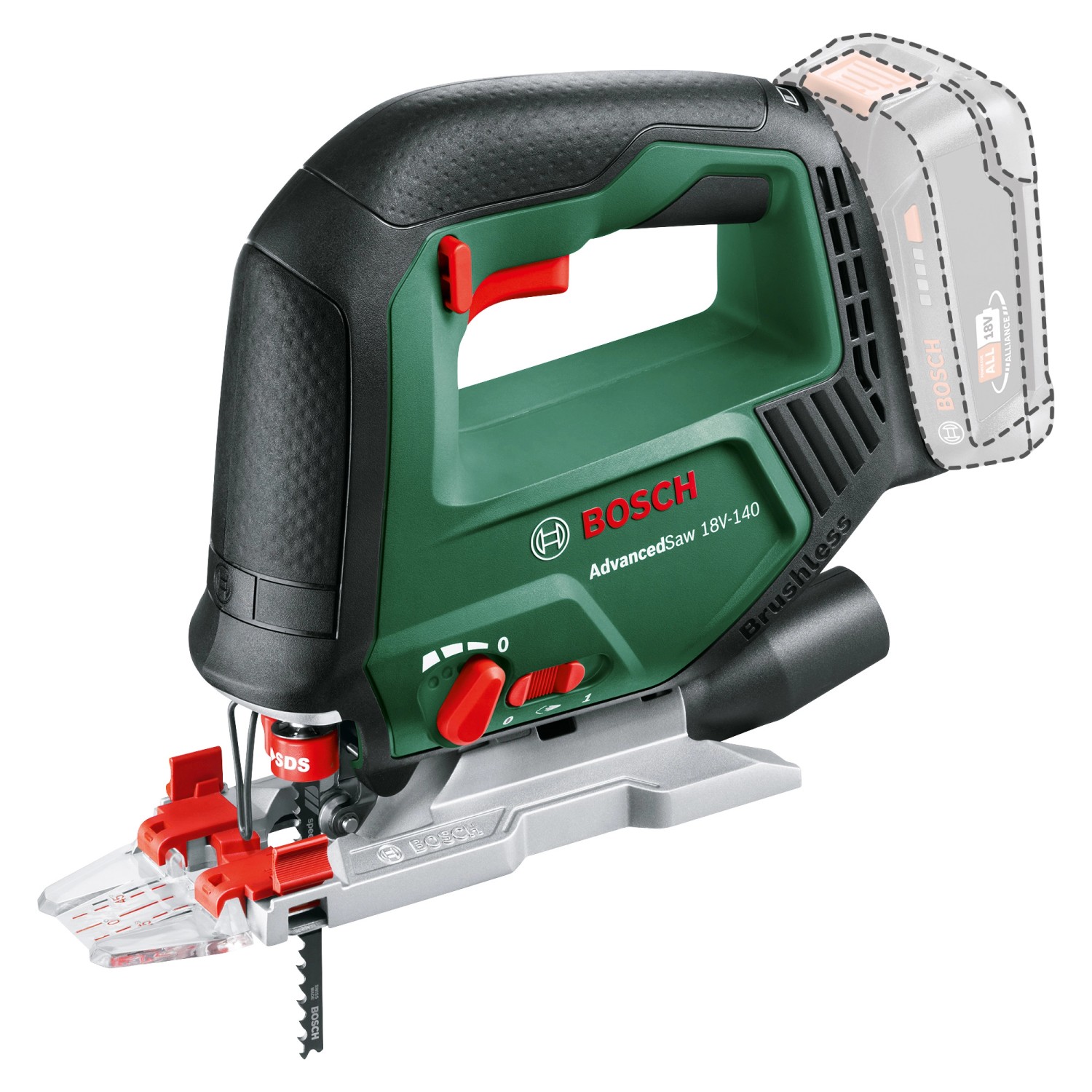 Bosch Akku-Stichsäge Advanced-Saw 18 V-140 kaufen bei OBI