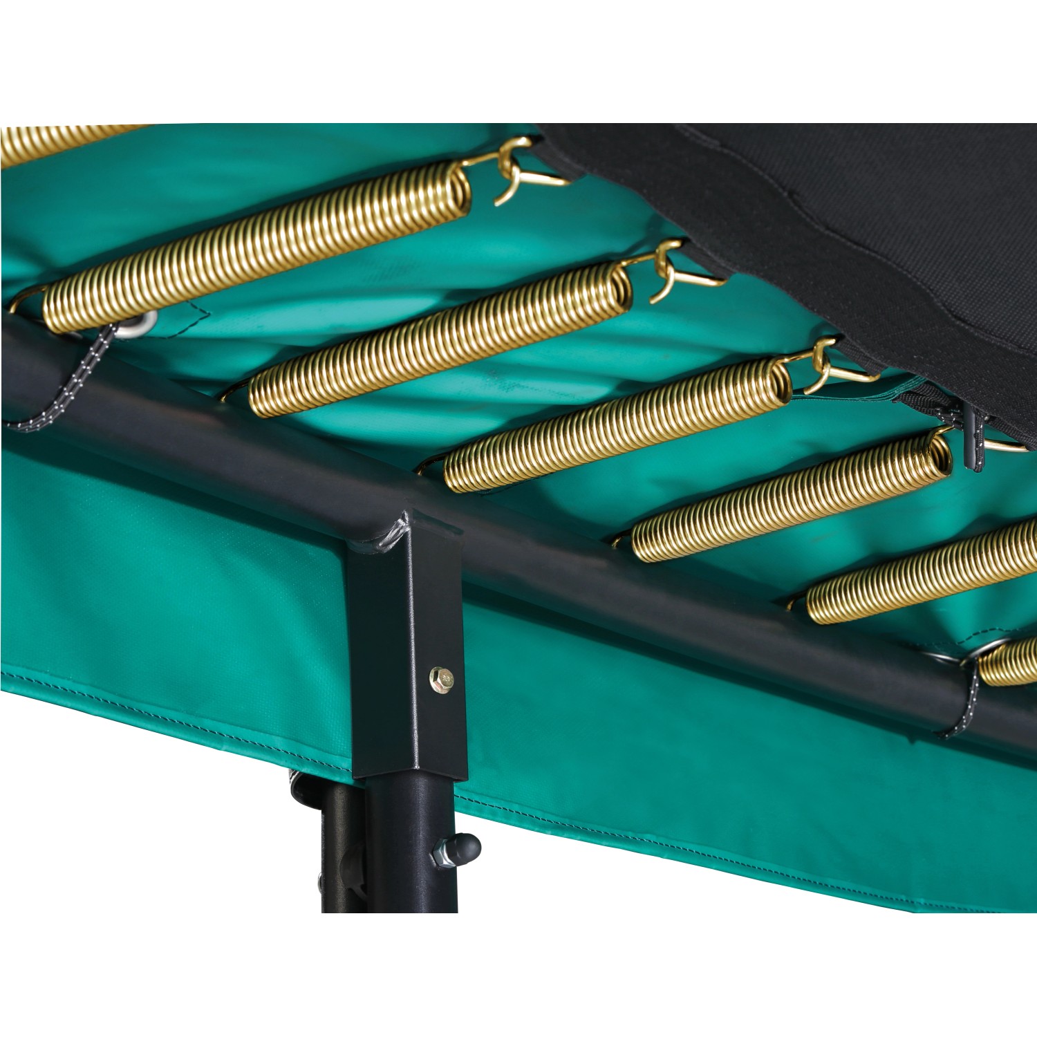 Salta Trampolin First Class Schwarz-Grün 366 x 214 cm inkl. Leiter ...