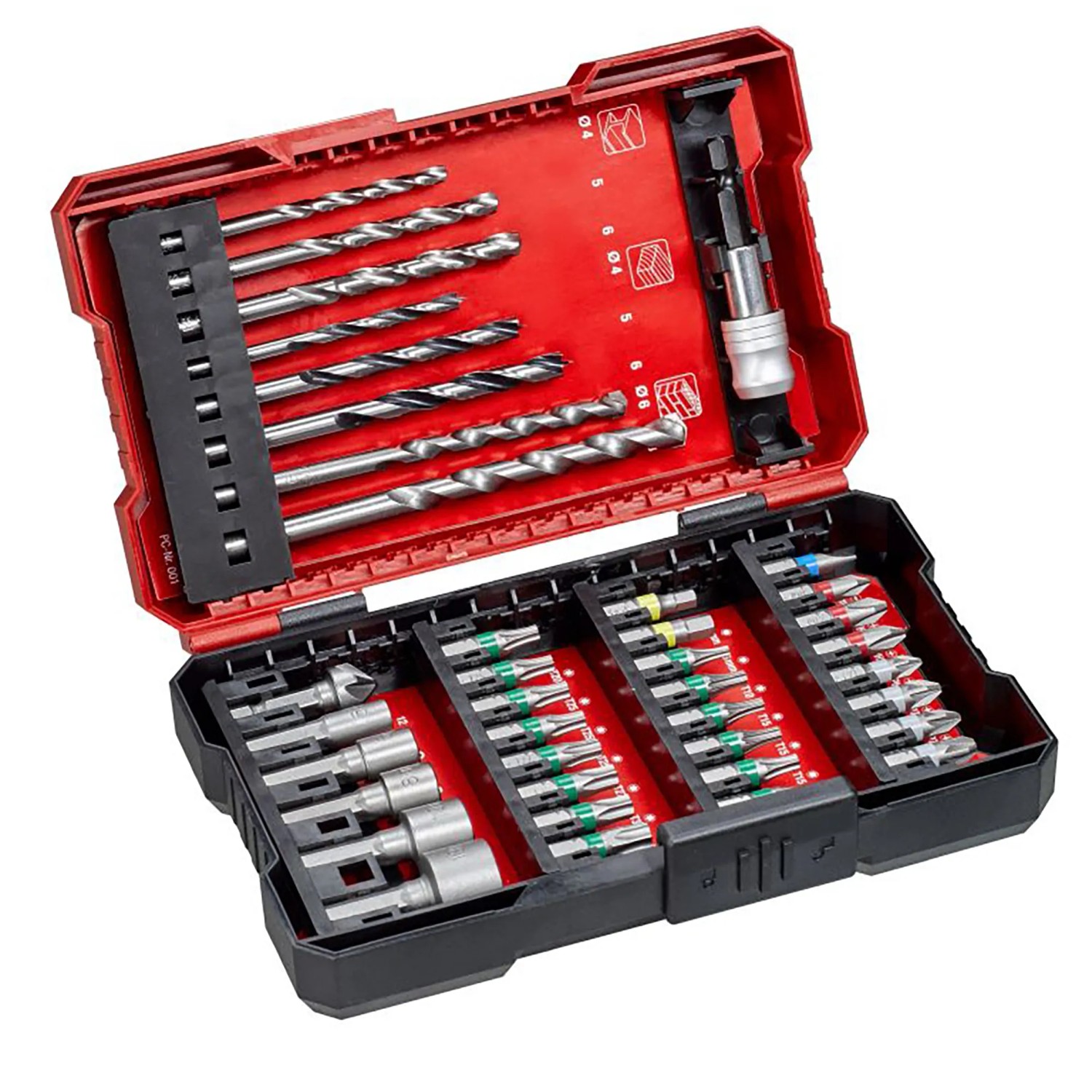 KWB Bit-und Bohrer-Set L-Box 39-tlg.