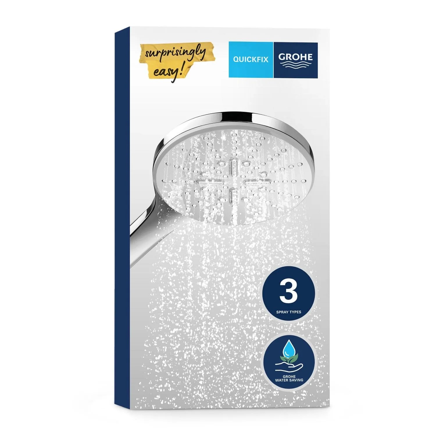 Grohe Douchette Vitalio SmartActive 150 avec 3 types de jet